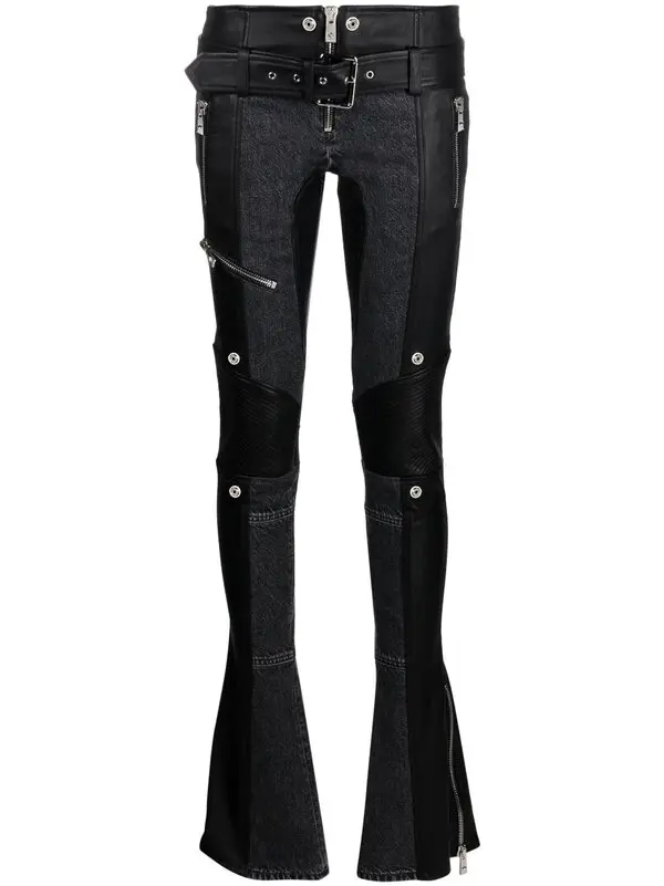 Versace Belted Zip-cuff Trousers