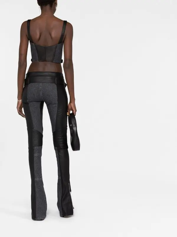 Versace Belted Zip-cuff Trousers