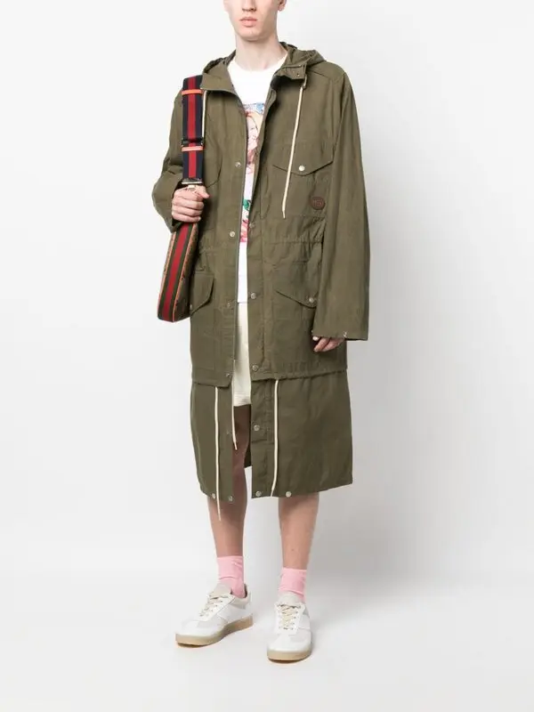Gucci Waxed Cotton Hooded Parka