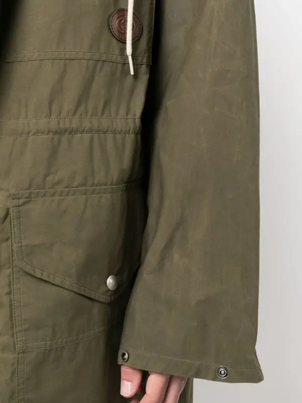 Gucci Waxed Cotton Hooded Parka
