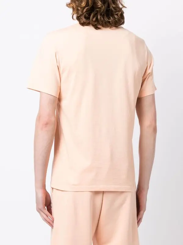 Maison Kitsuné Logo-print Cotton T-shirt - Pink