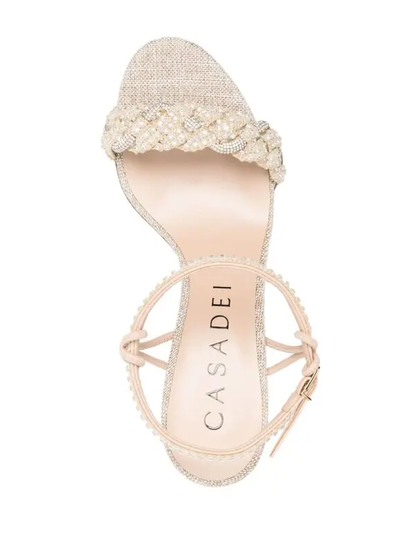 Casadei Astro 60mm Embellished Sandals