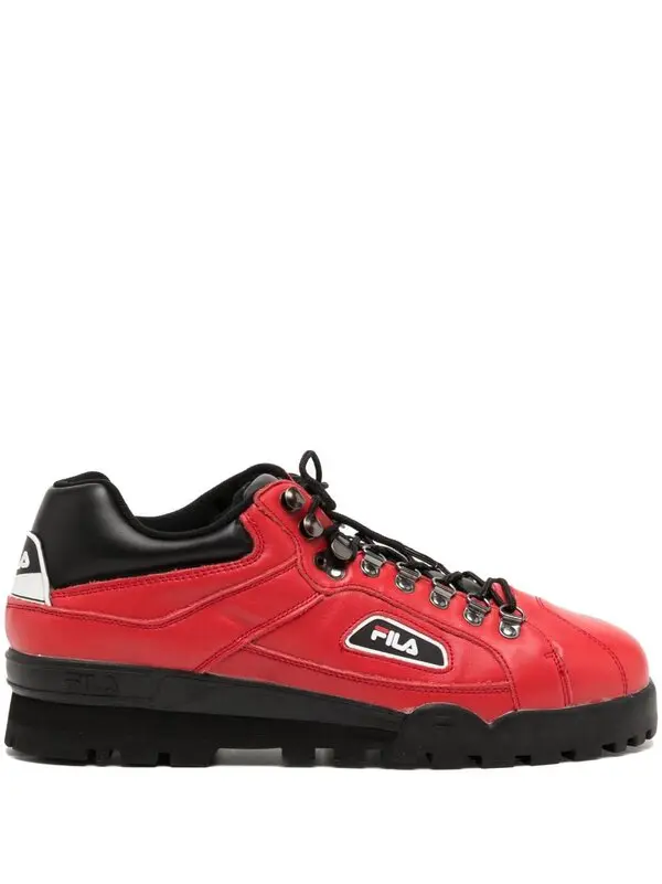 FILA Panelled Lace-up Leather Sneakers