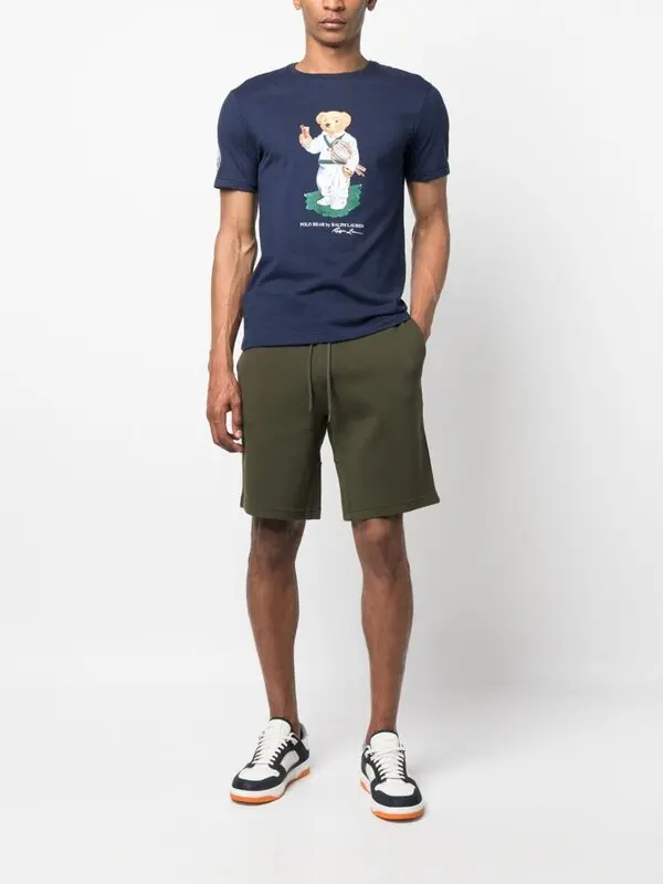Polo Ralph Lauren Teddy Bear-print Short-seeved Cotton T-shirt