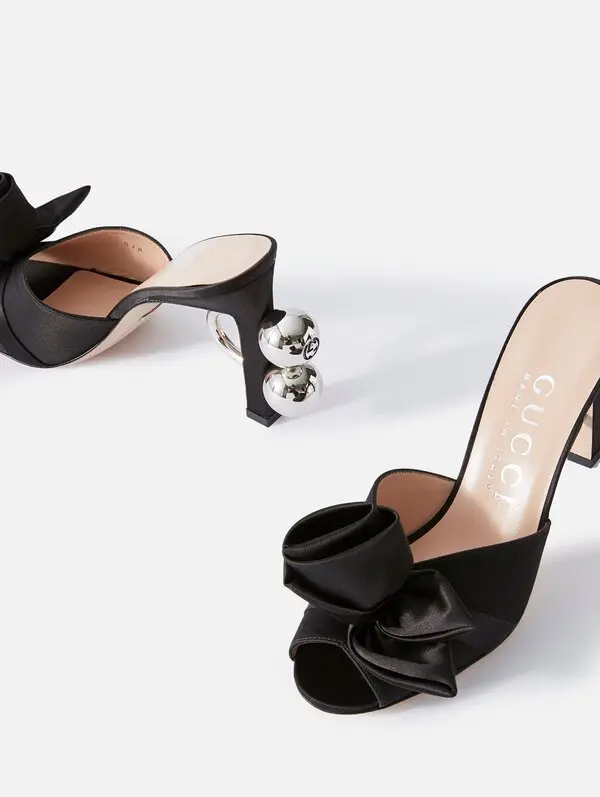 Gucci Shawana Satin Mule