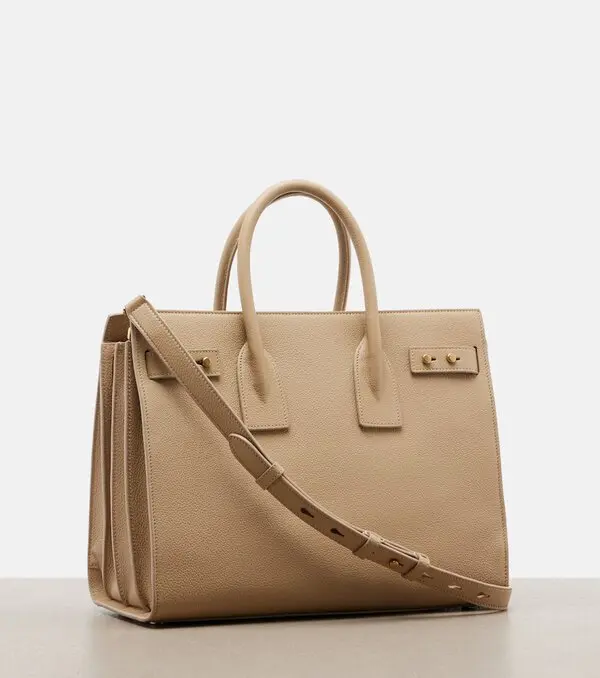 Saint Laurent Sac De Jour Small Tote Bag - Beige