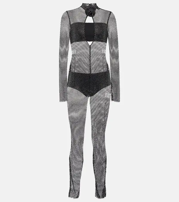 Giuseppe Di Morabito Crystal-embellished Jumpsuit - Black