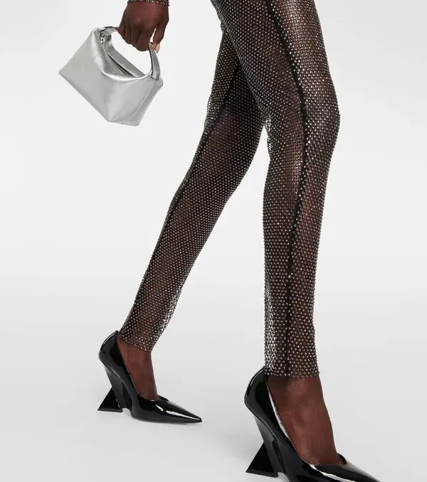 Giuseppe Di Morabito Crystal-embellished Mesh Jumpsuit