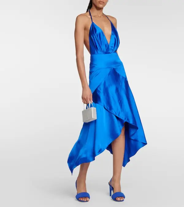 Alexandre Vauthier Asymmetric Midi Dress