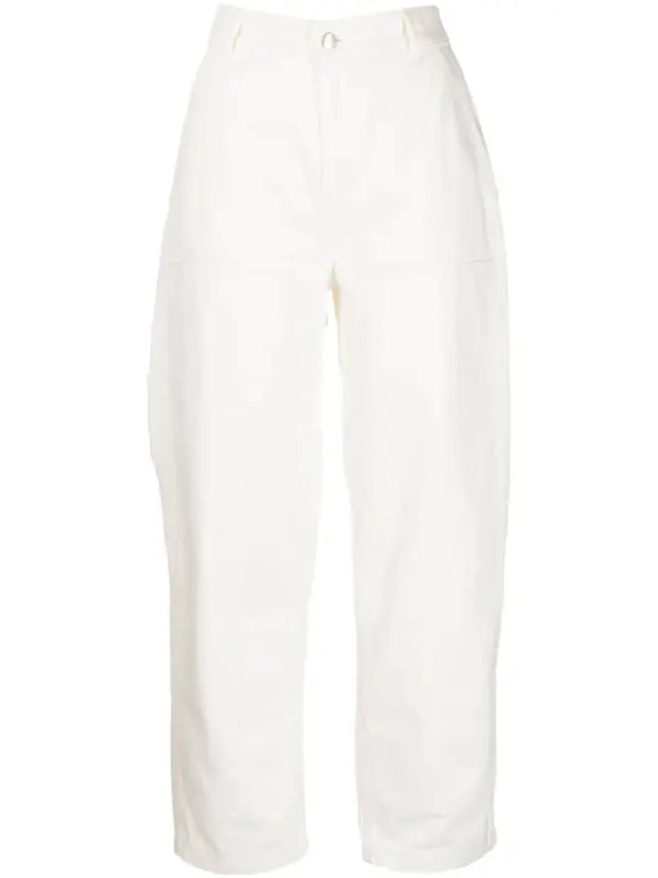 Maison Kitsuné Cropped Straight-leg Jeans