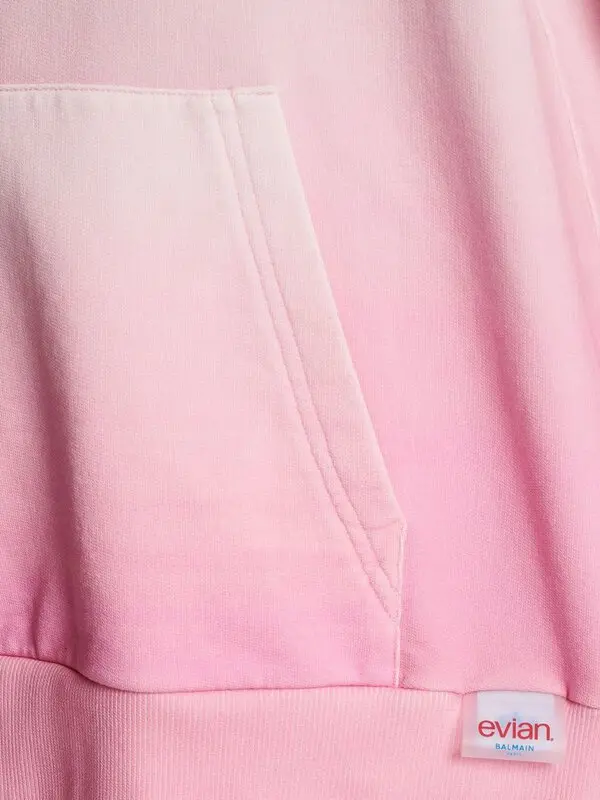 Balmain X Evian Gradient-effect Oversized Hoodie