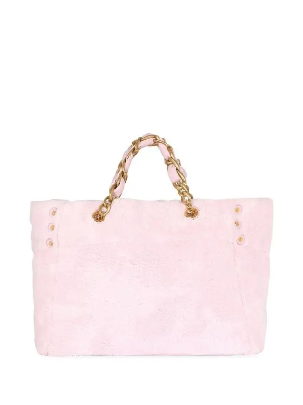 Balmain Fluffy Logo Tote Bag