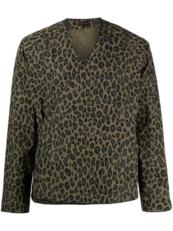 CLOT Leopard-print Kimono