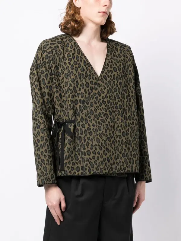CLOT Leopard-print Kimono