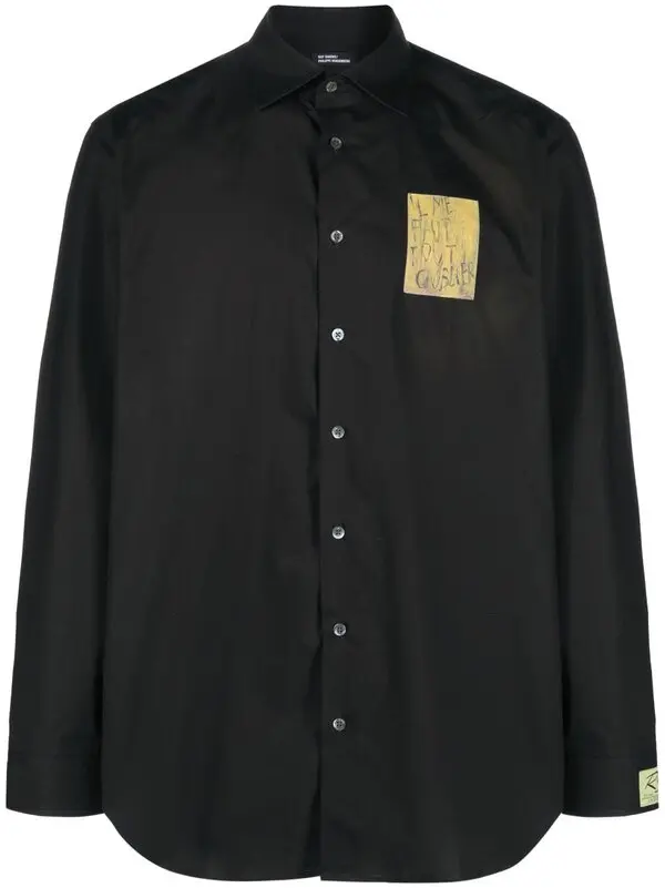Raf Simons X Philippe Vandenberg Artwork-patch Shirt