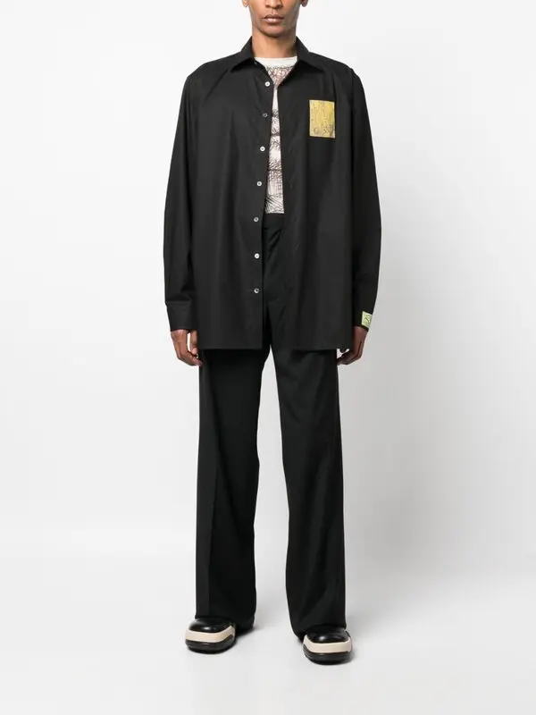 Raf Simons X Philippe Vandenberg Artwork-patch Shirt