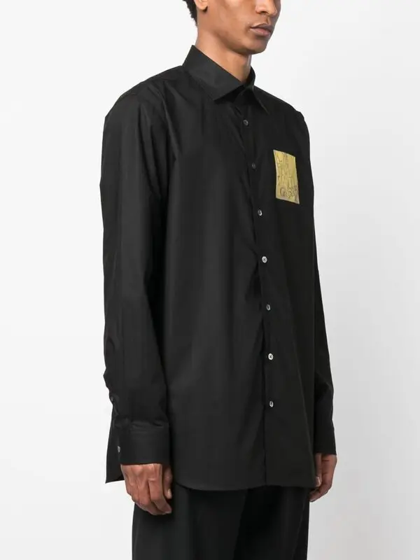 Raf Simons X Philippe Vandenberg Artwork-patch Shirt