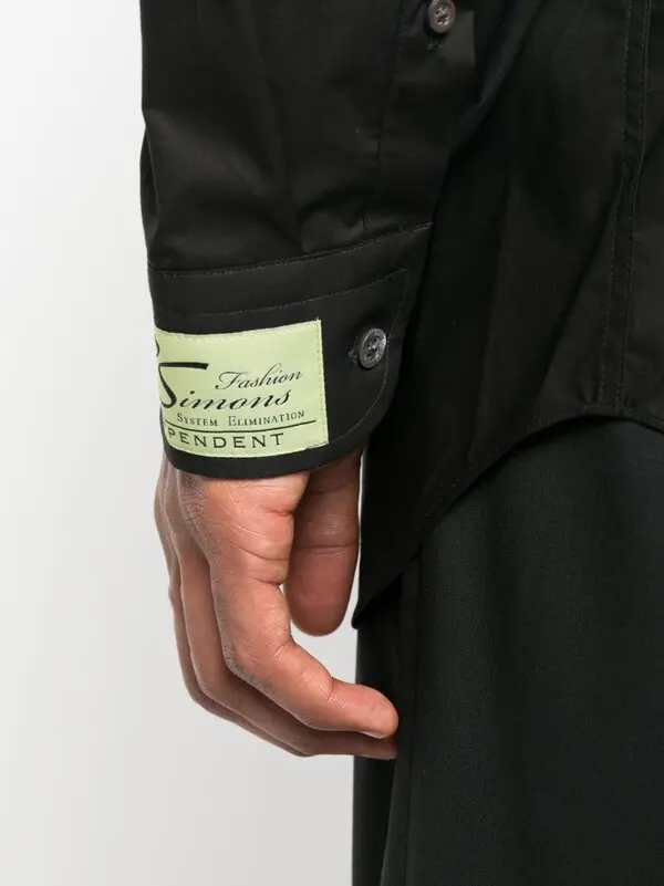 Raf Simons X Philippe Vandenberg Artwork-patch Shirt