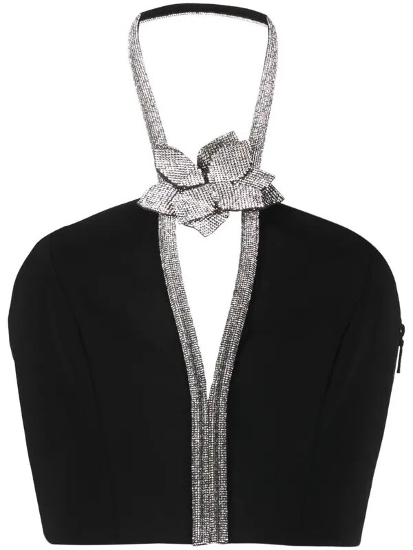 NUE Rhinestone Embellished Top