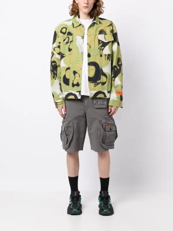 Heron Preston Cotton-blend Cargo Shorts
