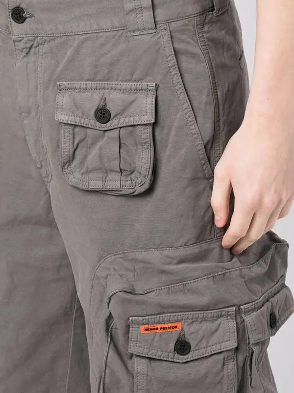 Heron Preston Cotton-blend Cargo Shorts