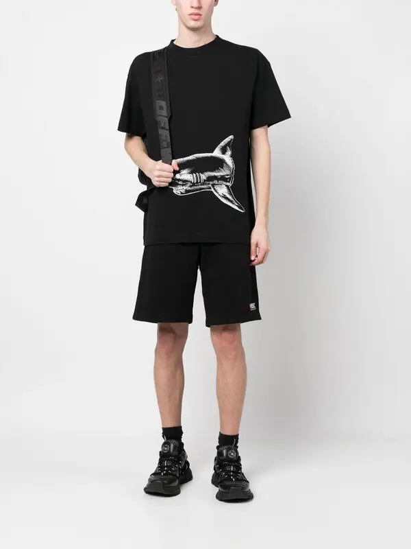 DIESEL® Logo-embroidered Track Shorts