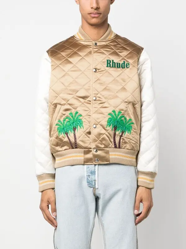 Rhude Satin Bomber Jacket
