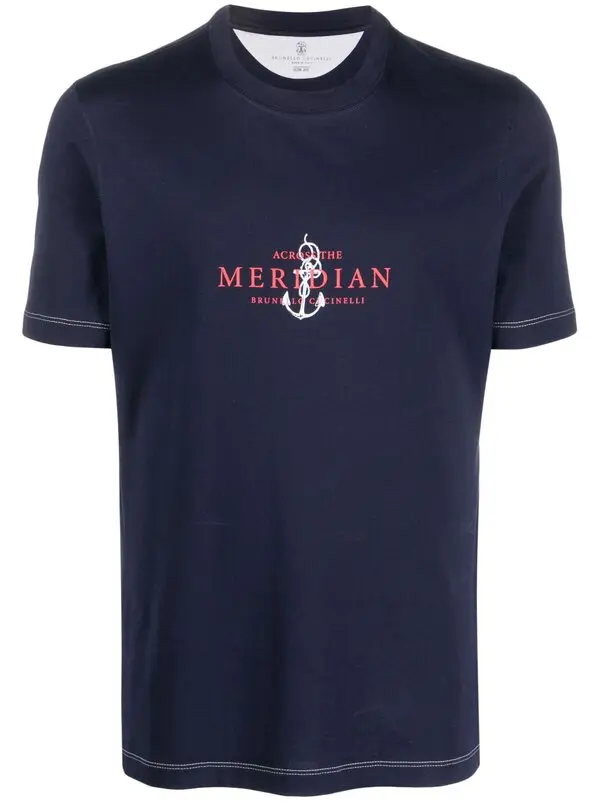Brunello Cucinelli Logo-print Cotton T-shirt