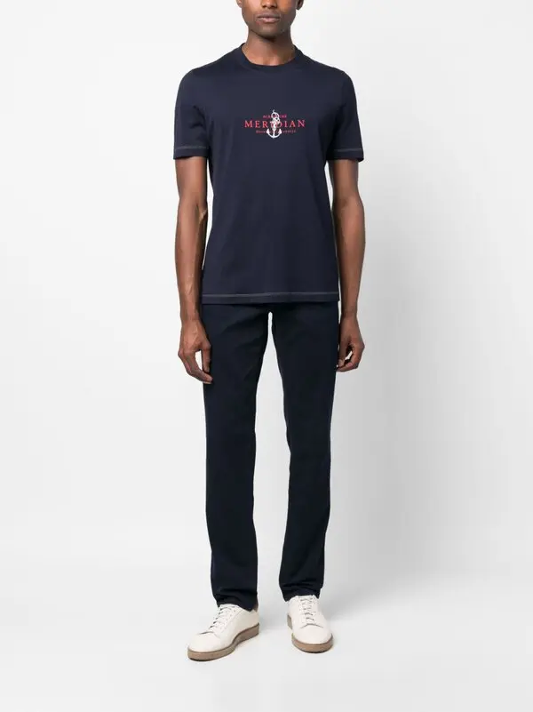 Brunello Cucinelli Logo-print Cotton T-shirt