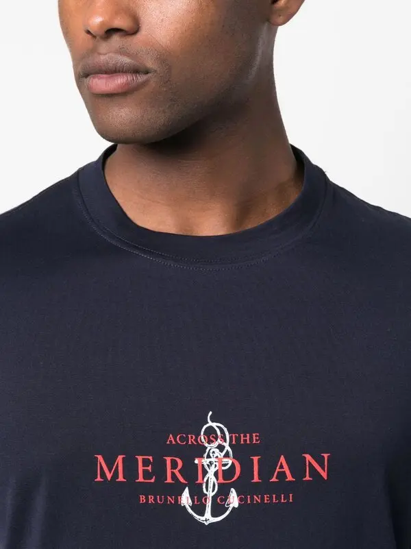 Brunello Cucinelli Logo-print Cotton T-shirt