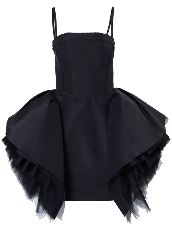 Carolina Herrera Ruffled-tulle Silk Dress