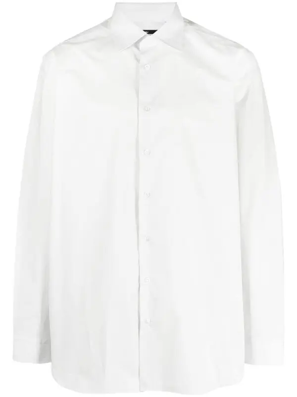 Raf Simons Slogan-print Button-up Shirt