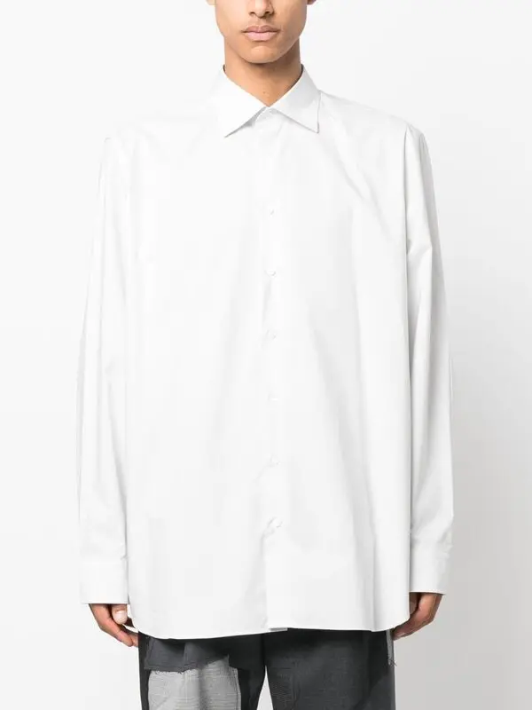 Raf Simons Slogan-print Button-up Shirt