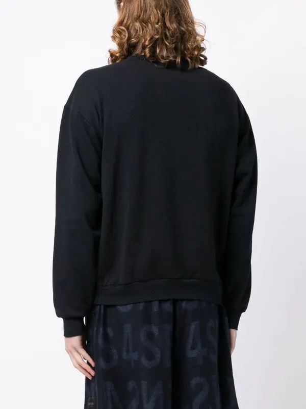 4SDESIGNS Utep-print Cotton Sweatshirt