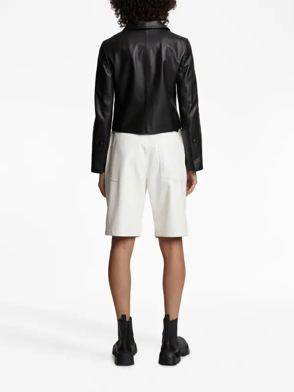 Proenza Schouler White Label Faux-leather Knee-length Shorts