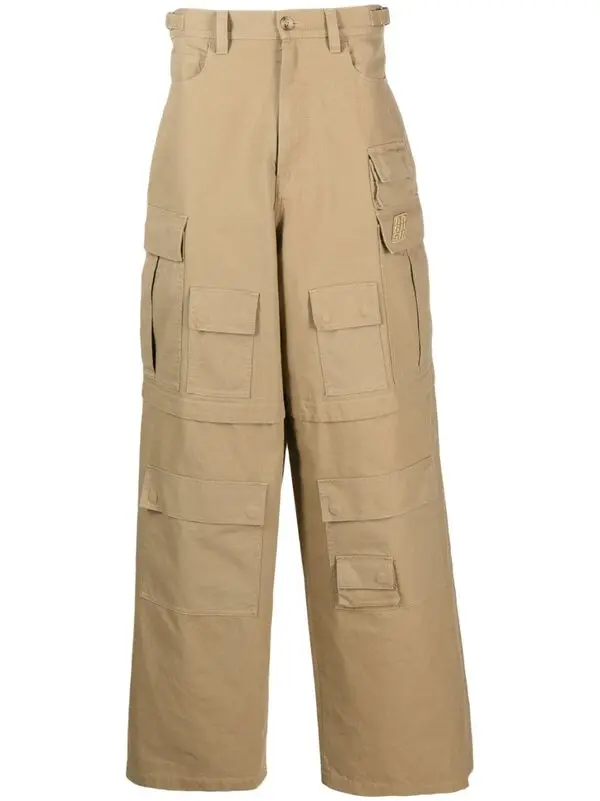 AMBUSH Wide-leg Cargo Trousers - Neutrals