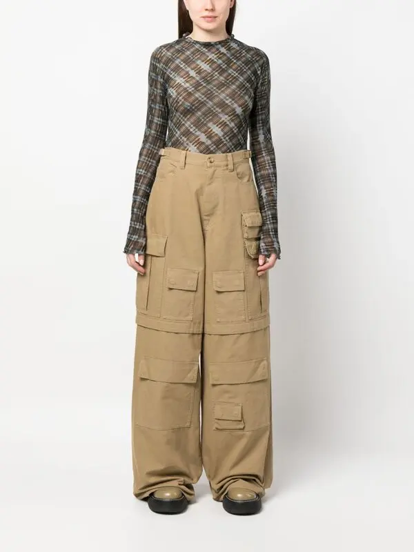 AMBUSH Wide-leg Cargo Trousers - Neutrals