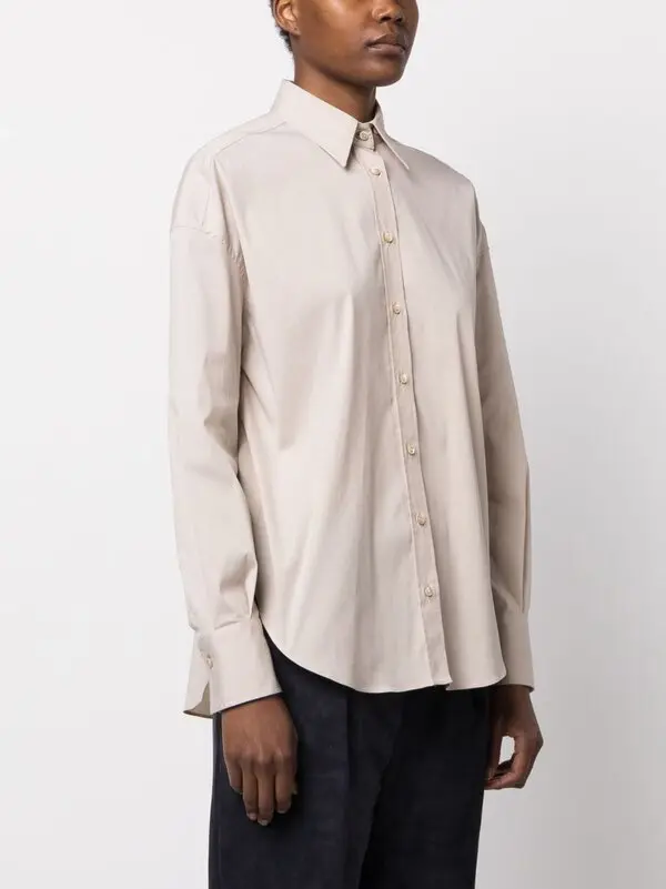 Brunello Cucinelli Long-sleeve Poplin Shirt