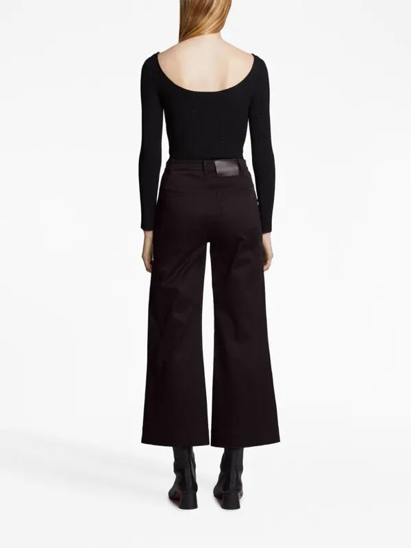 Proenza Schouler White Label High-waisted Trousers - Black