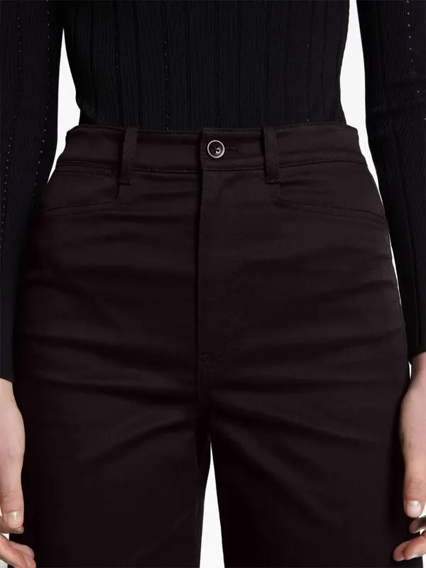 Proenza Schouler White Label High-waisted Trousers - Black