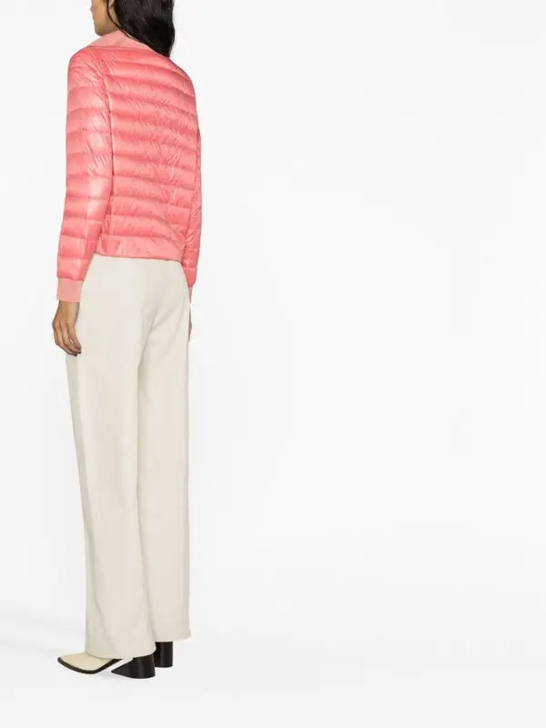 Herno Globe Padded Bomber Jacket - Pink