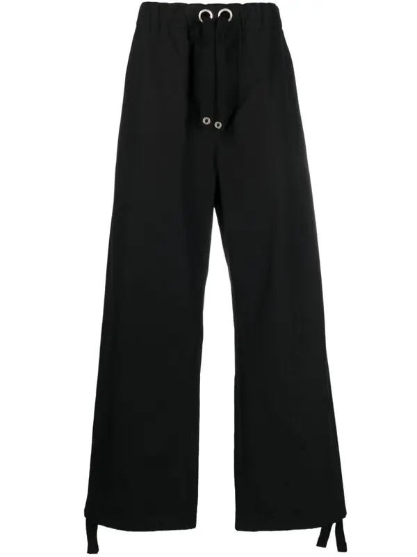 Versace Wide-leg Cotton Track Pants