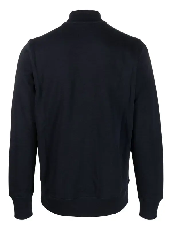Paul Smith Big Pony Zip-up Cardigan - Blue