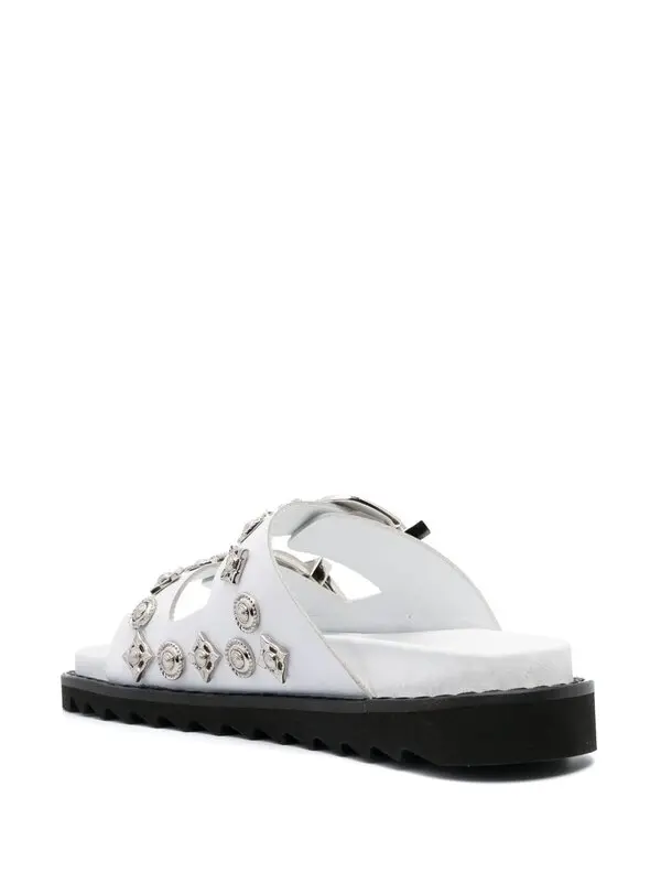 Toga Double-buckle Sandals - White