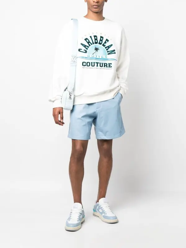BOTTER Graphic-print Organic Cotton Sweatshirt - White