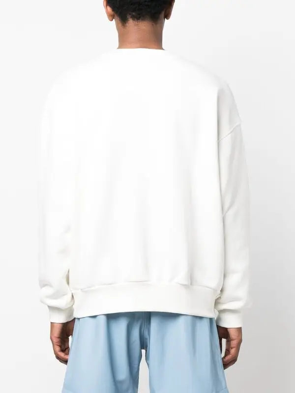 BOTTER Graphic-print Organic Cotton Sweatshirt - White