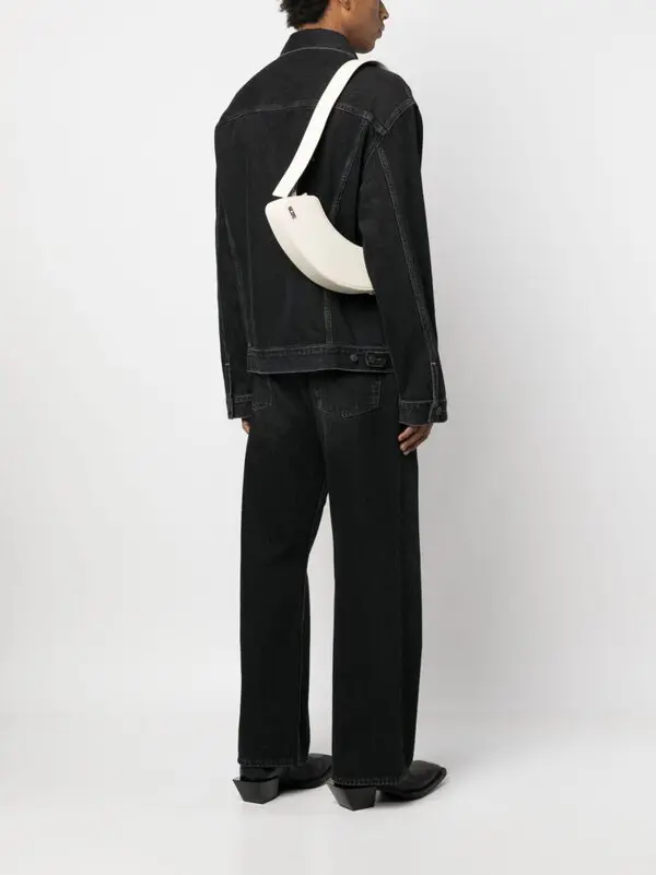 Gcds Comma Shoulder Bag - Neutrals
