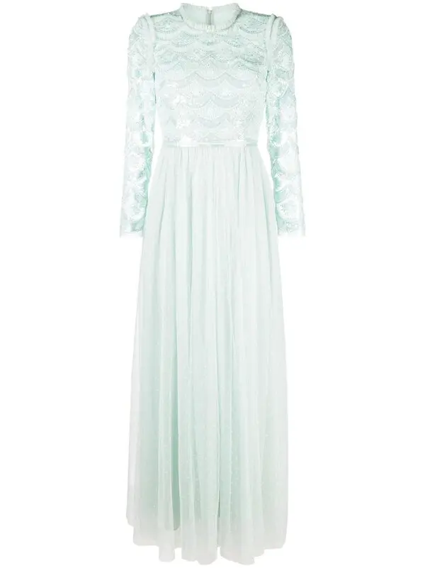 Needle & Thread Fifi Bodice Sequin-Embellished Gown In Green - 37% Off |  Editorialist