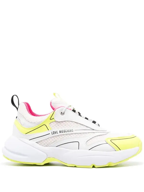 Moschino Panelled Mesh Sneakers