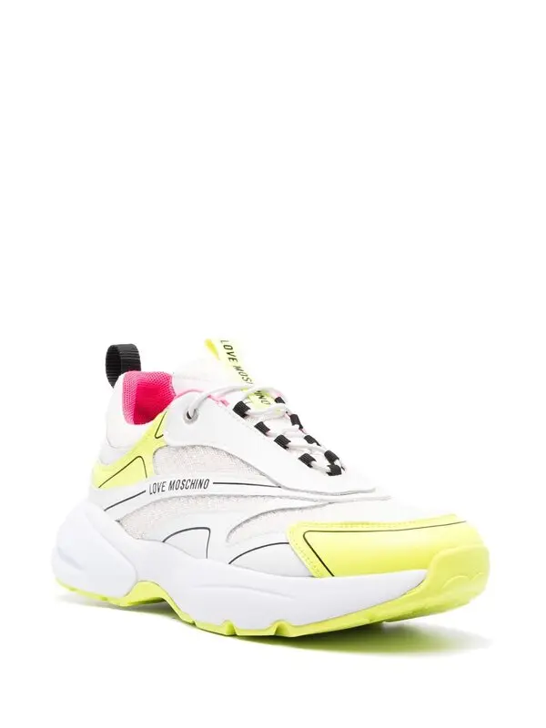 Moschino Panelled Mesh Sneakers